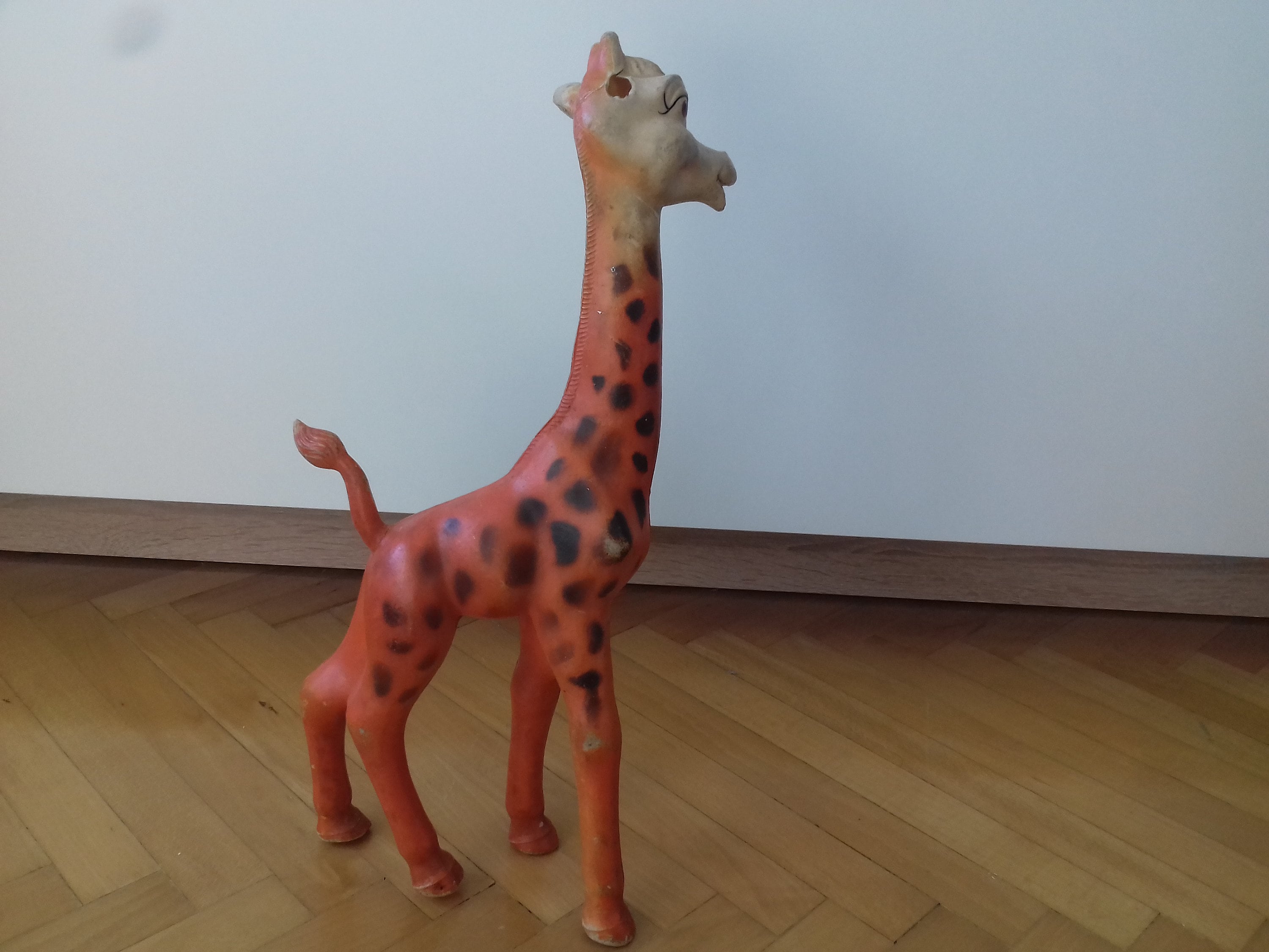Vintage Rubber Giraffe42 cm tall Biserka Zagreb | Etsy