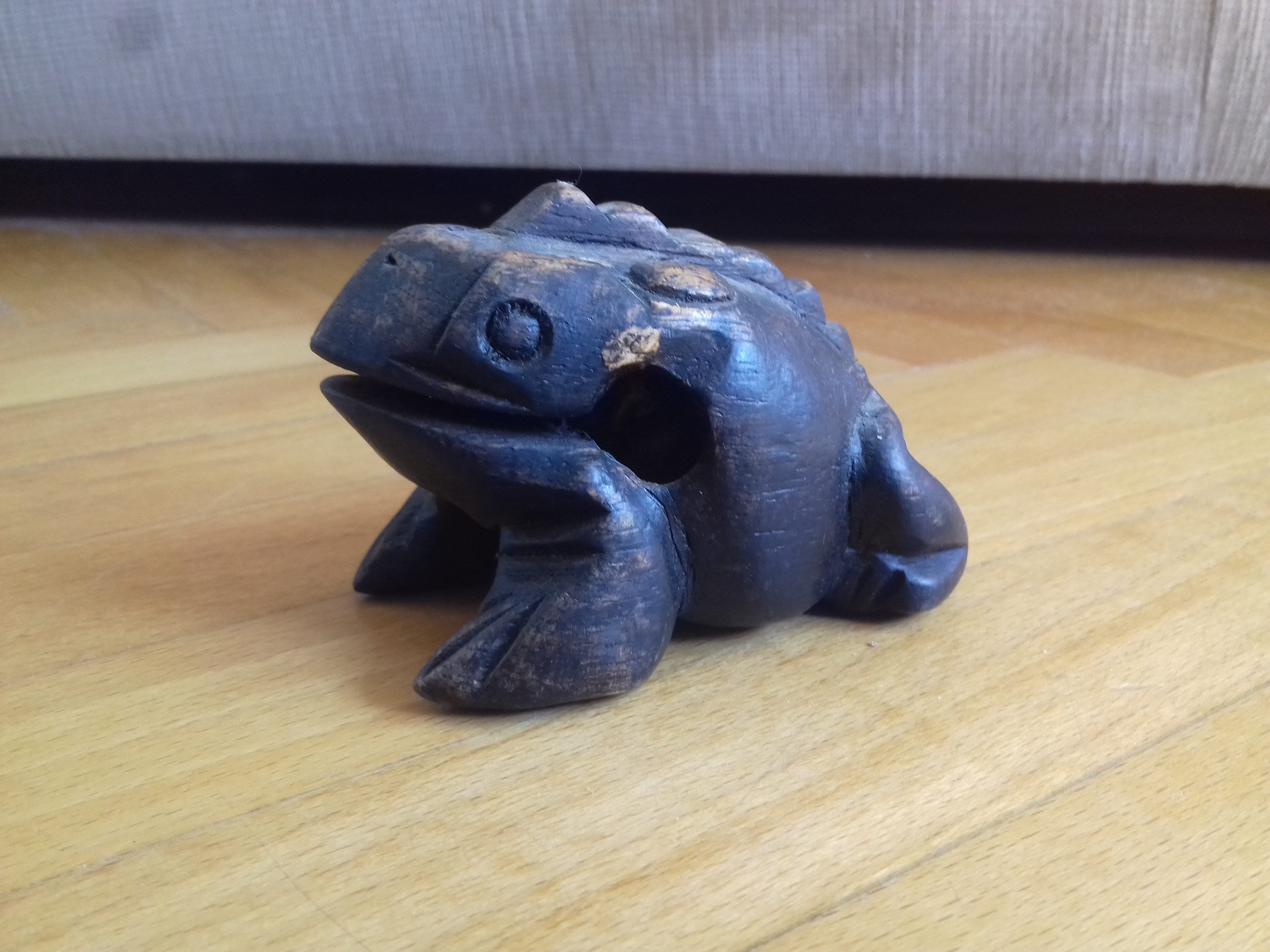 Vintage Wooden Frog Musical Instrument / Wooden Frog Figurine - Etsy