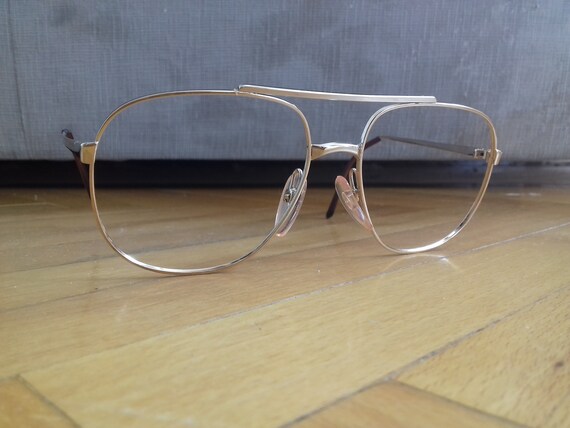 Vintage Royal Optic Aviator Glasses Frames-made in It… - Gem