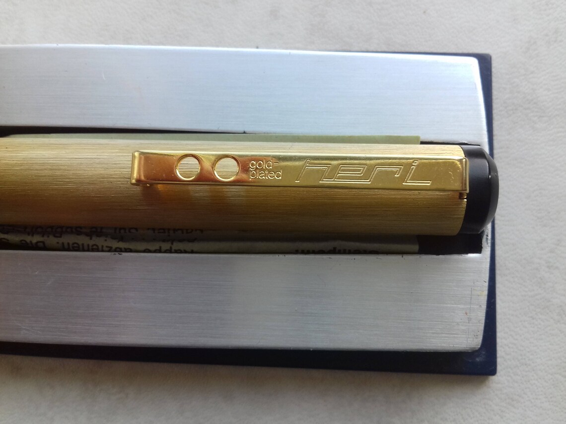 Vintage Heri Stamping Ballpoint Penmodel automatic 300 made | Etsy