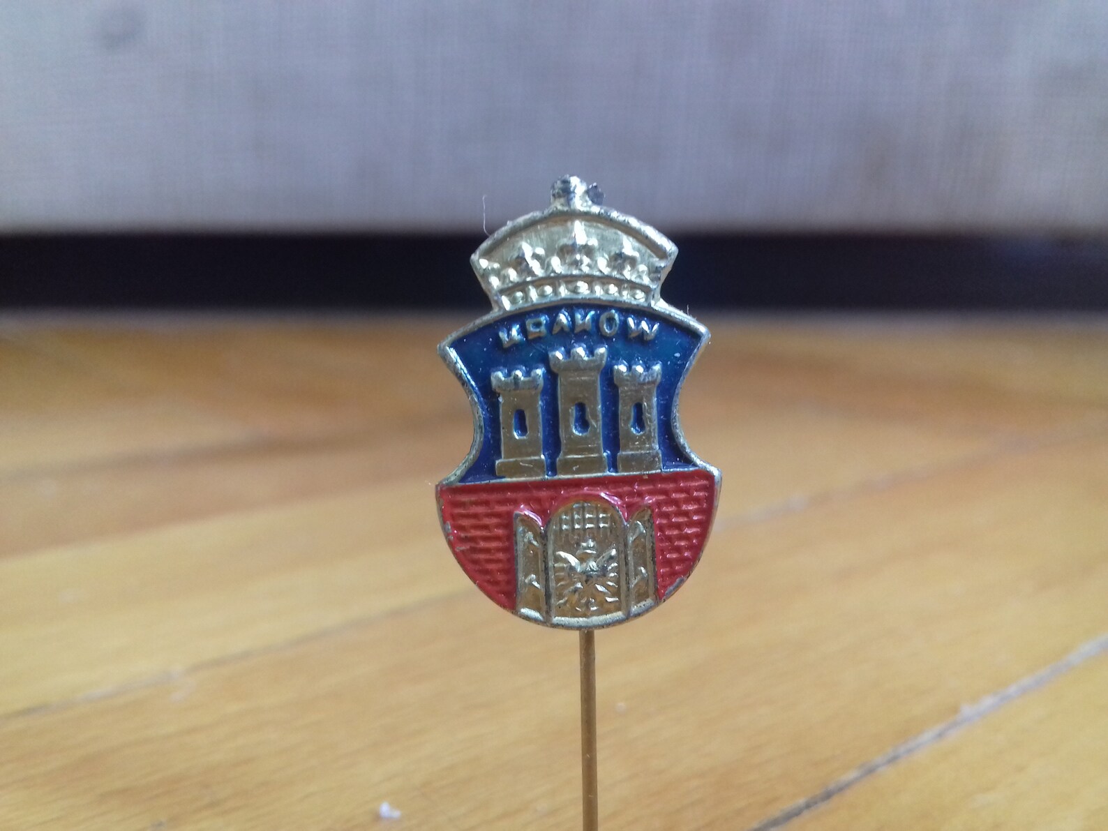 Vintage Pin Badge KRAKOW Polish City Coat of Arms POLAND - Etsy