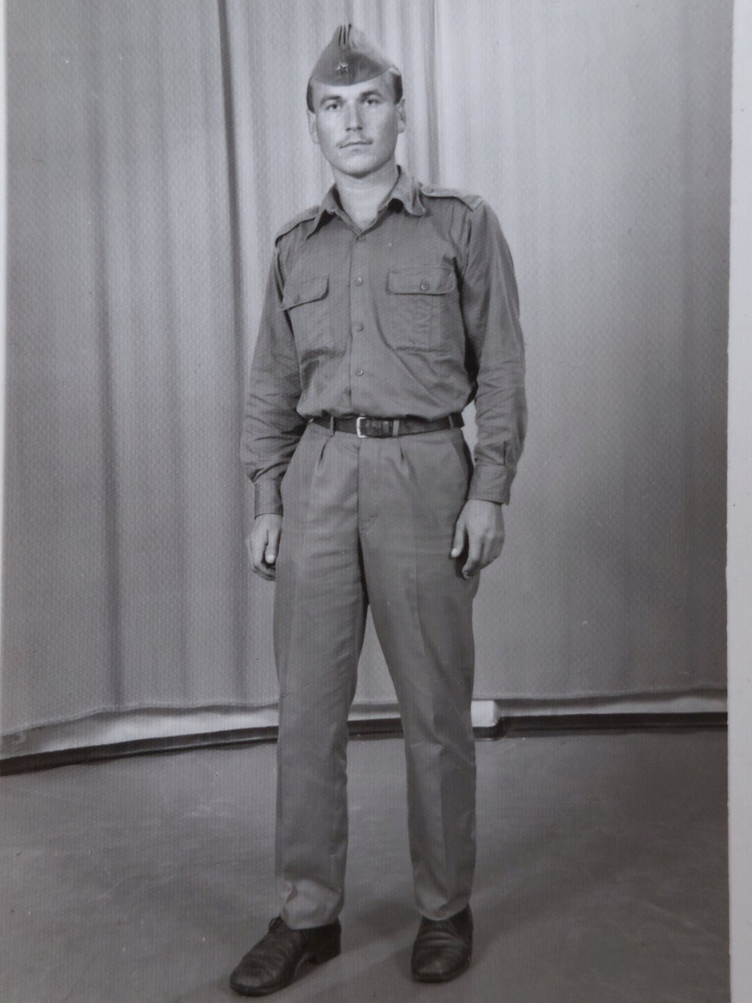 Vintage Photo of Handsome Soldier in Uniform 60s JNA - Etsy