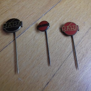 Set of 3 Vintage Badge RABA Automotive Group Logo Trucks Agri-machinery ...