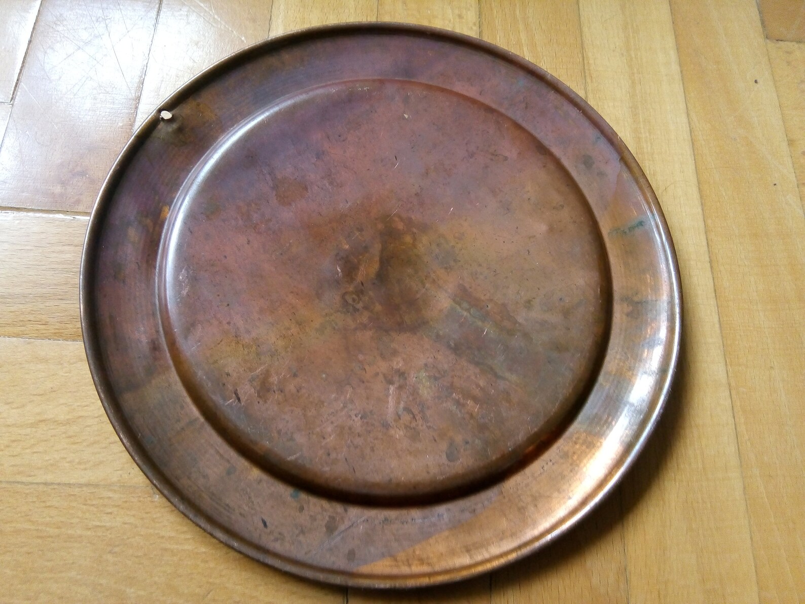 Vintage Turkish Copper Wall Plate-maiden's Tower-70's/ | Etsy