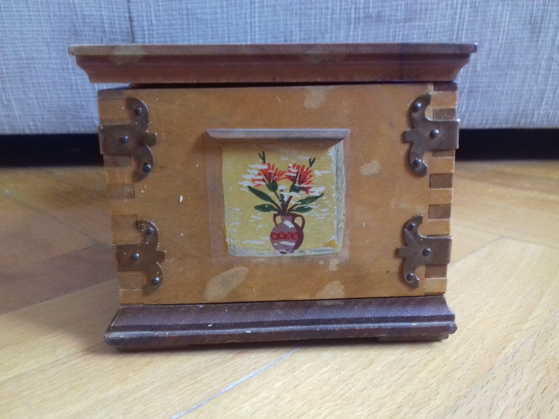 Vintage Wooden Music Box With Reuge Swiss Movement 60's - Etsy