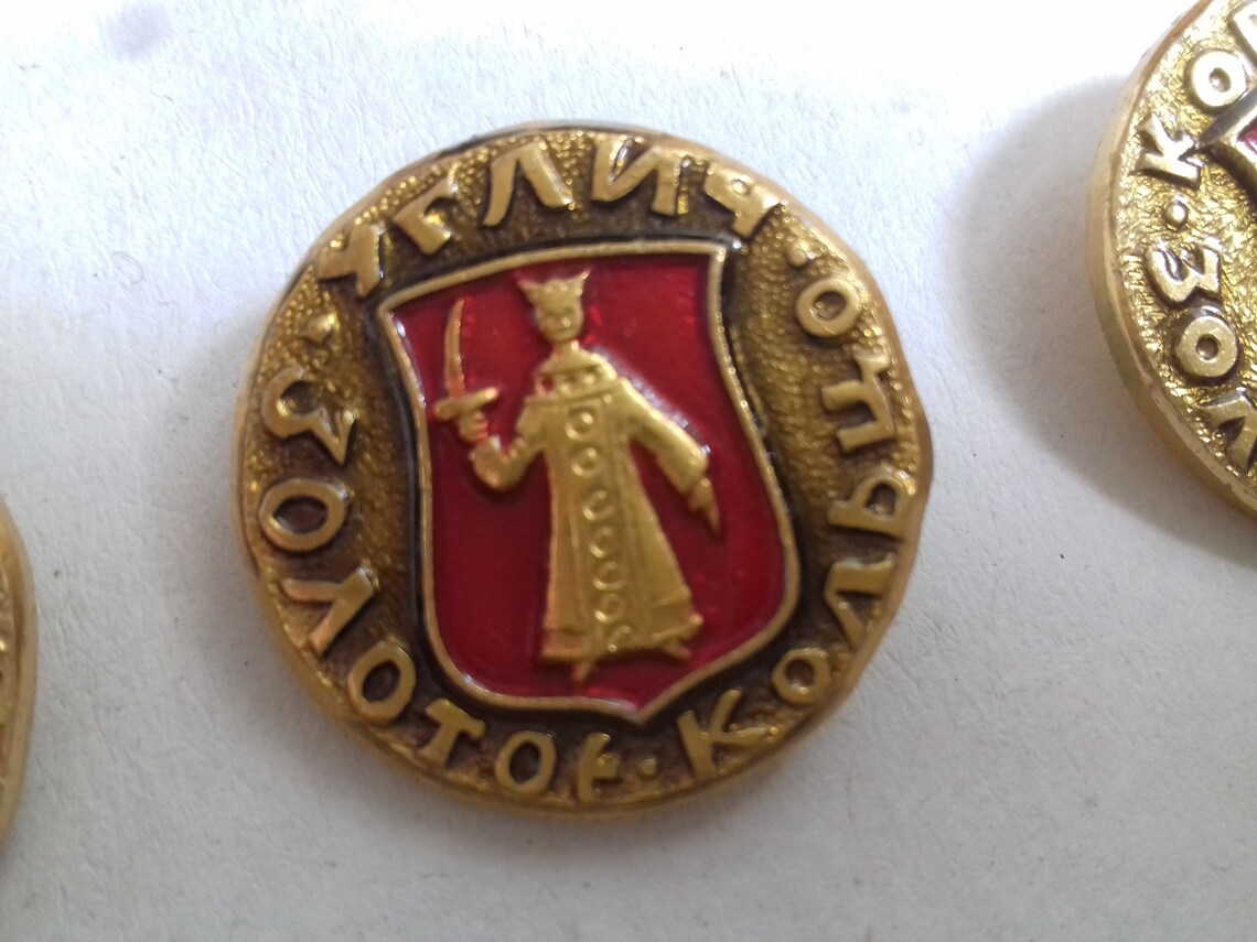 Set of 20 Pin Badge Coat of Arms City Towns Crests USSR Russia | Etsy