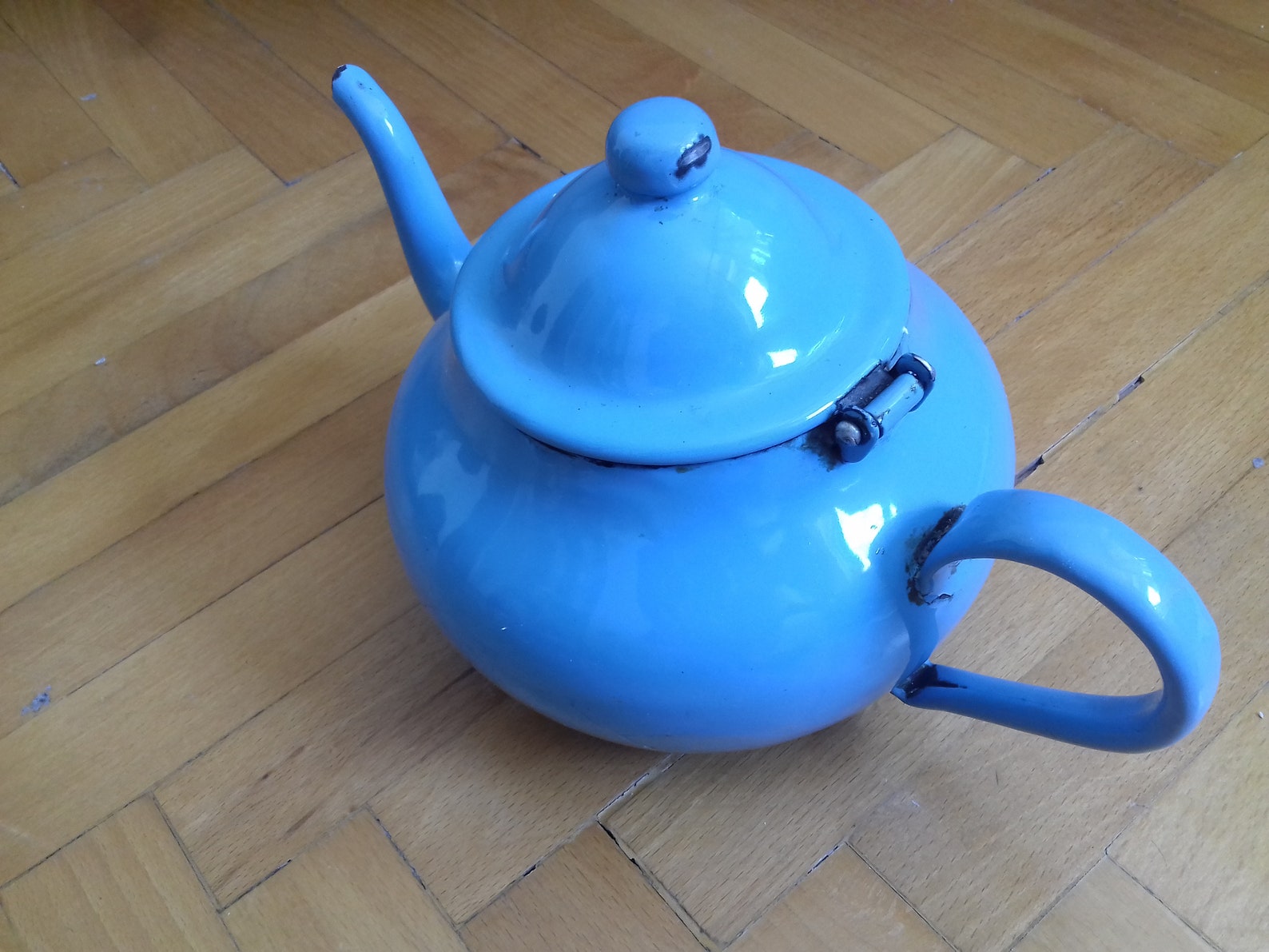Vintage Enamel Tea Pot Made in Yugoslavia/ Retro Kitchen/ Old - Etsy UK