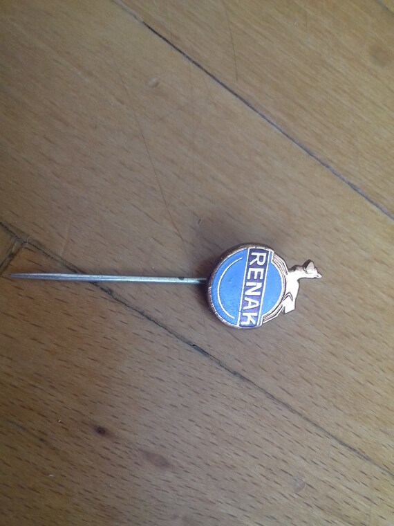 Vintage enamel pin badge DDR RENAK - Germany bicycle - Gem