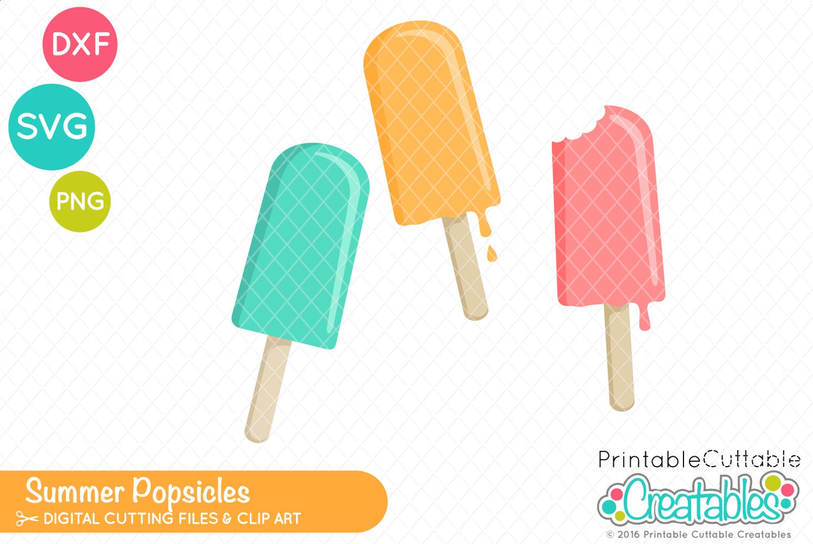 Popsicle SVG Cut Files & Clipart E146 Ice Pop SVG Summer - Etsy