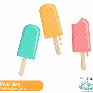 Popsicle SVG Cut Files & Clipart E146 Ice Pop SVG Summer - Etsy
