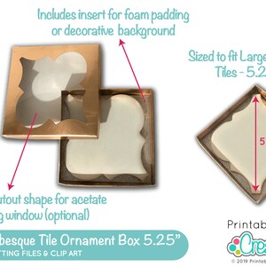 Arabesque Tile Ornament Box SVG File Bundle D055 - Svg Dxf Pdf ...