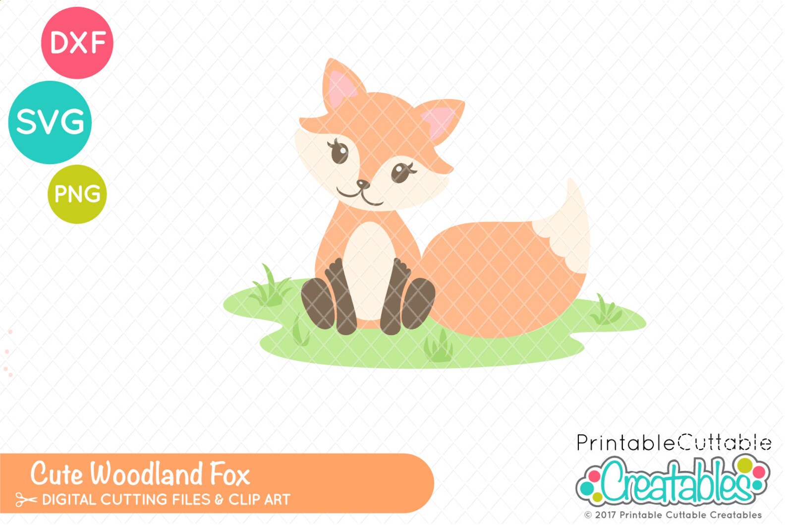 Cute Woodland Fox SVG Cut File & Clipart E257 Includes - Etsy
