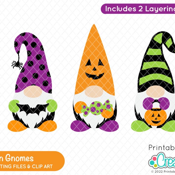 Halloween Gnome Svg - Etsy