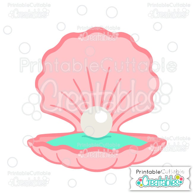 Pink Clam Shell Clip Art