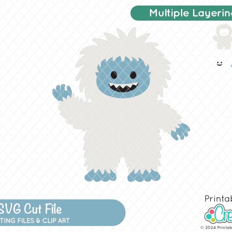 Snow Yeti Png - Etsy