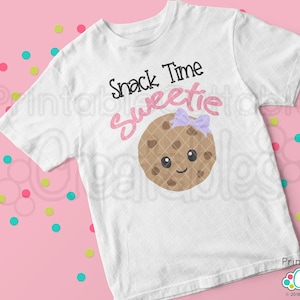 Snack Time Sweetie SVG File Clipart T090 Svg, Dxf, Png, for Cricut ...