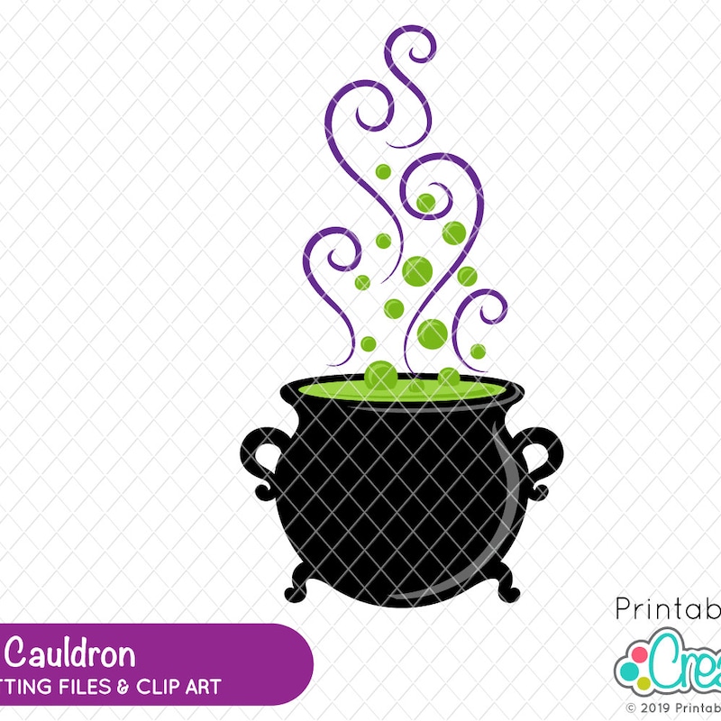 Witches Cauldron Clipart - Etsy