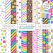 Happy Birthday Seamless Patterns & Digital Paper Pack - Birthday ...