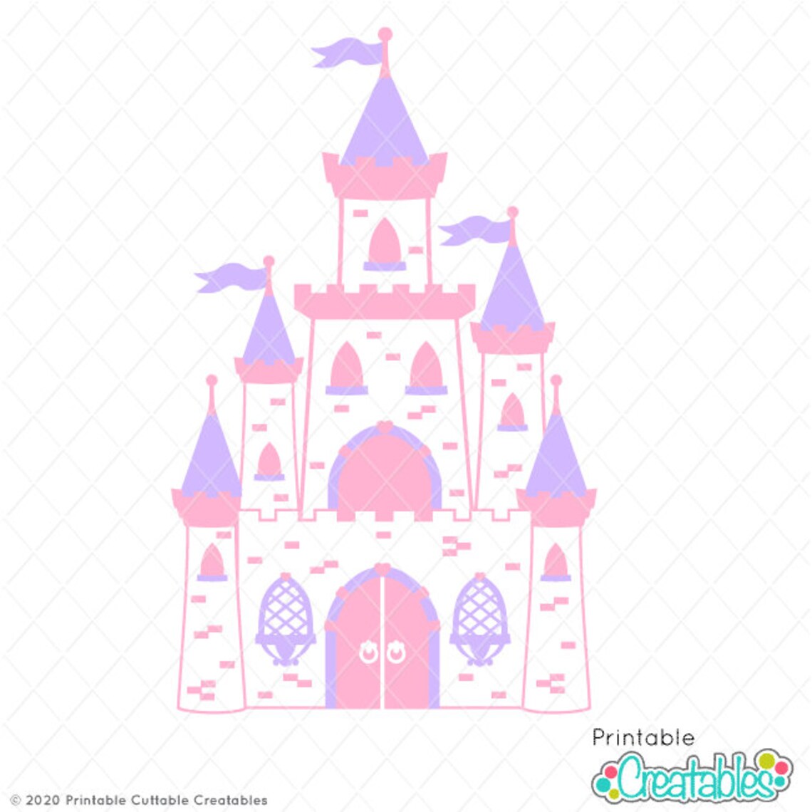 Princess Castle SVG Cut File & Clipart E529 SVG DXF files - Etsy España