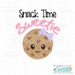 Snack Time Sweetie SVG File Clipart T090 - Svg, Dxf, Png, for Cricut ...