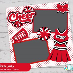 Cheer Uniform SVG Cut Files & Clipart E815 - Includes Limited ...