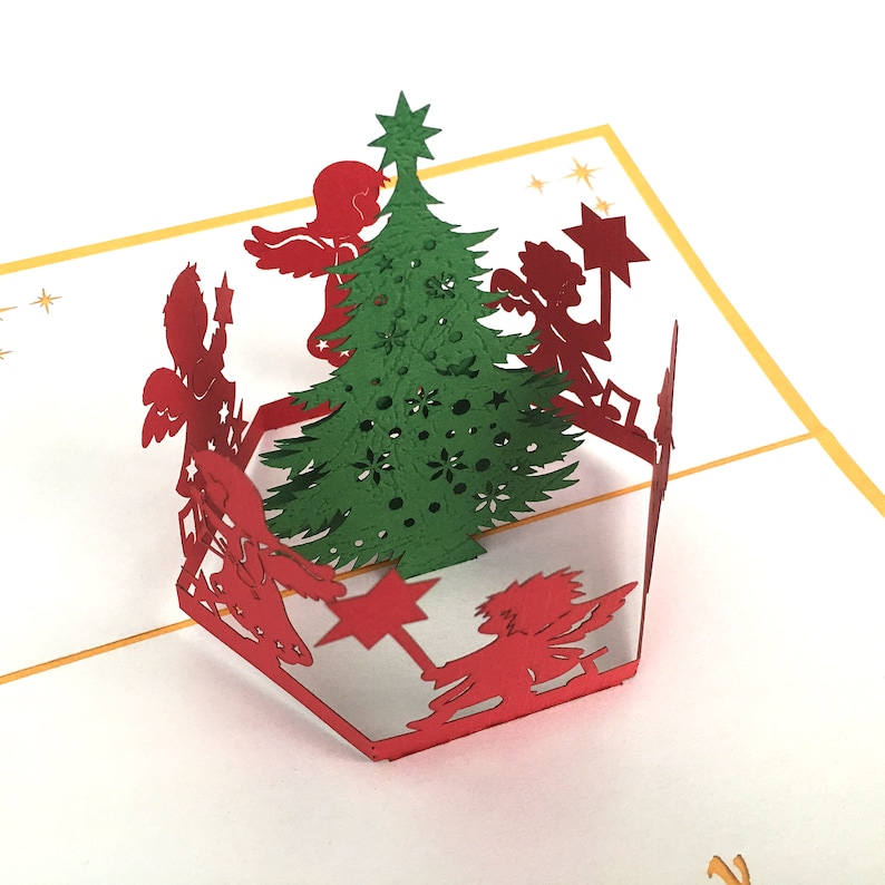 Pop up Christmas Cards Set Lot 10 Pcs Assortment- Value Boxed 3D ...