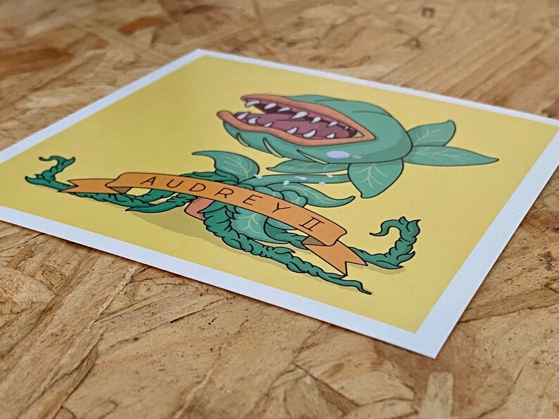 Audrey II Print • Art Print - Little Shop of Horrors Print - Audrey Two ...