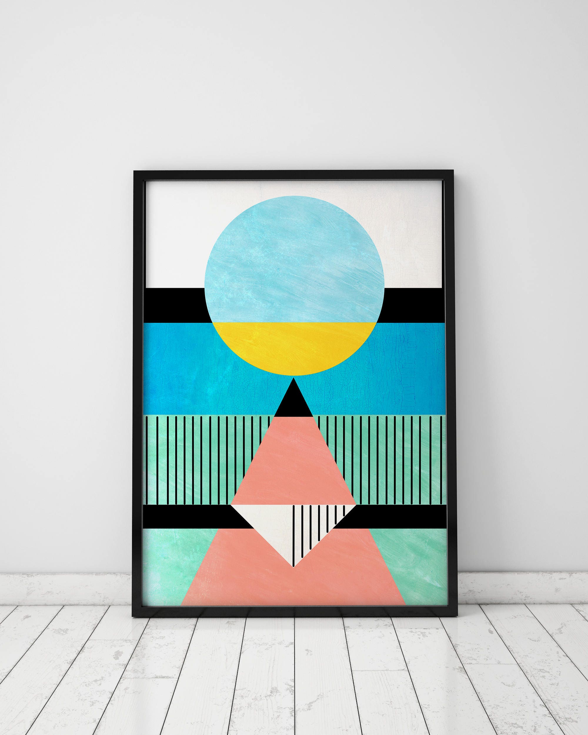 Geometric Art Prints Abstract Art Print Tribal Art Ethnic Wall | Etsy