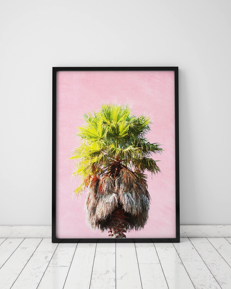 Poster Palm Tree Print Palm Print Tropical Wall Art Prints Etsy