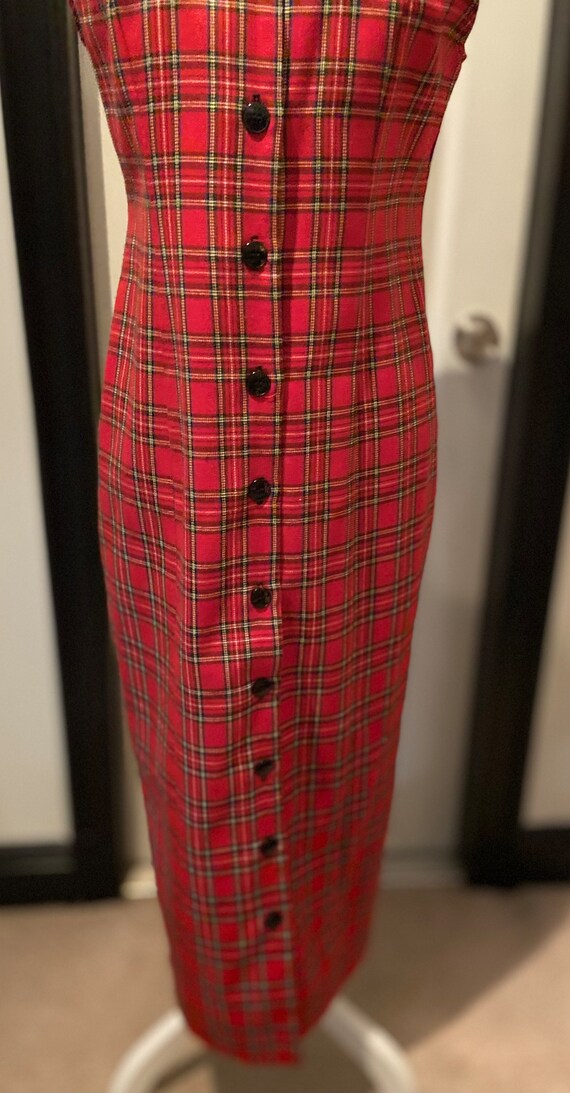 Vintage Simon Ellis Dress/1980’s Fashion/Sleeveless D… - Gem