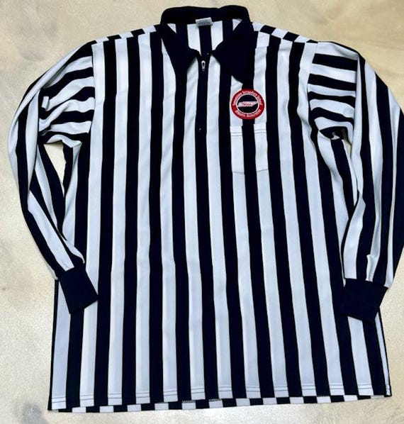 Vintage Men’s Referee Uniform/Halloween Costumes/XXL … - Gem