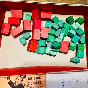 Vintage Monopoly Games/parker Brothers Games/1954 Board Games Monopoly ...