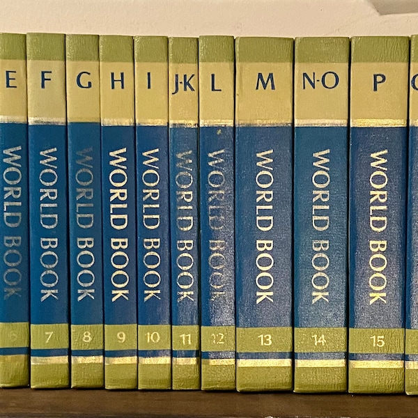 World Book Encyclopedia 1968 - Etsy