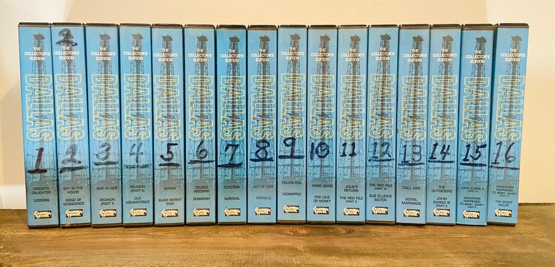 VHS Tapes/dallas TV Series/1970s Vhs/collectors Edition Tapes - Etsy