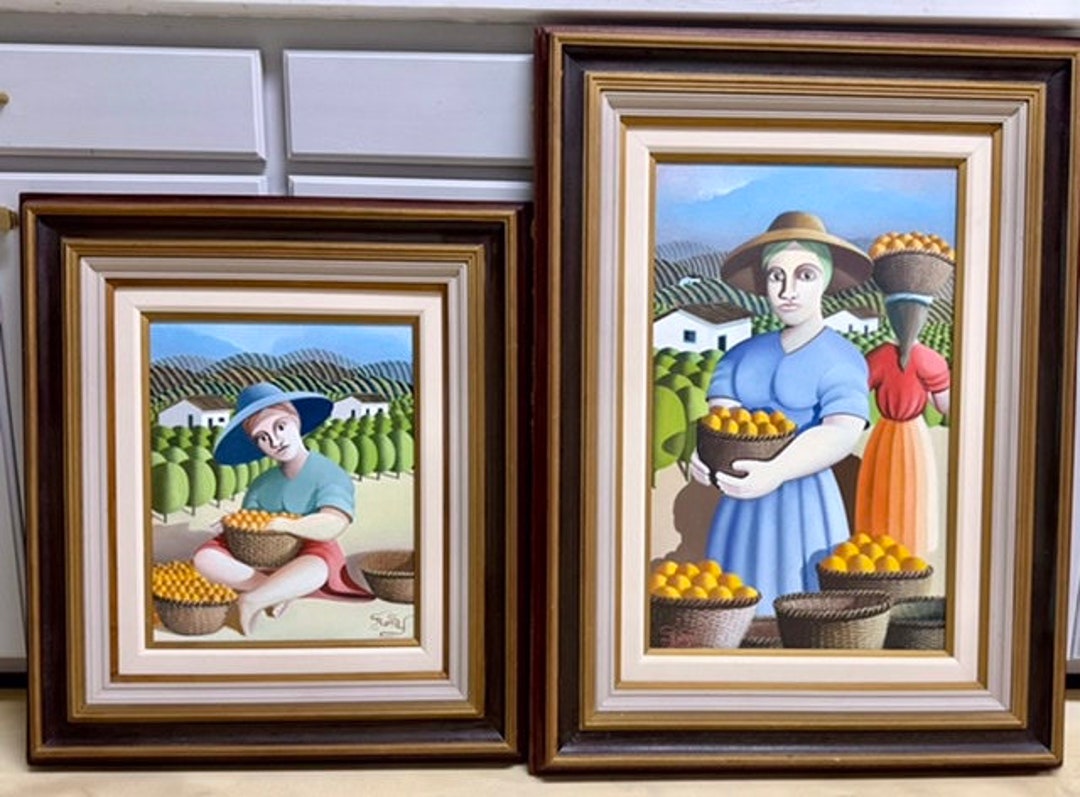 Rony Leonidas Paintings/oil on Canvas/primitive Paintings/wall Art/fine ...