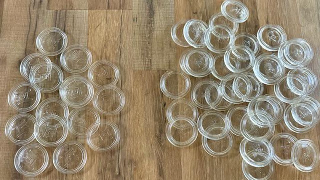 Vintage Glass Inserts Canning Jars/ball Mason Jar Inserts/hazel Atlas ...