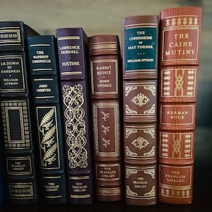 Franklin Library Leather Author Signed Novels/collectible Books ...