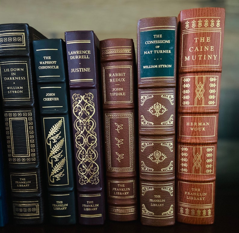 Franklin Library Leather Author Signed Novels/collectible Books ...