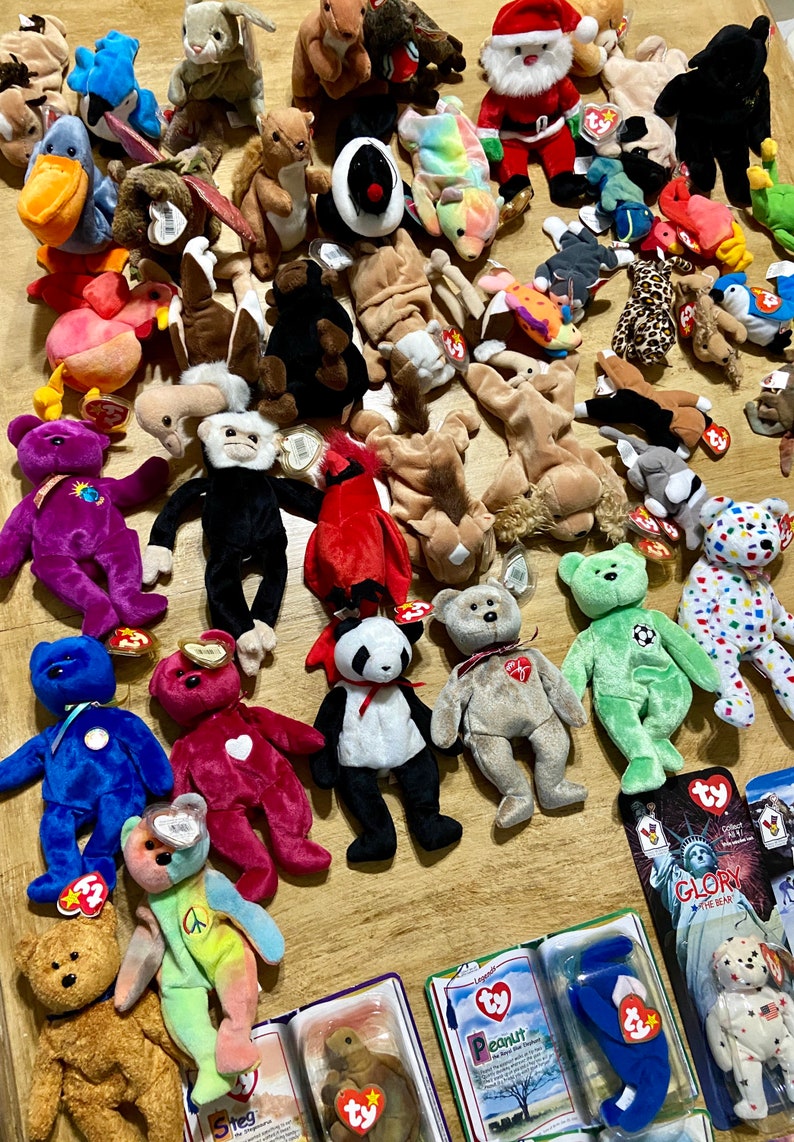 Ty Beanie Collectibles/57 Beanie Babies/kids Toys/collectible - Etsy