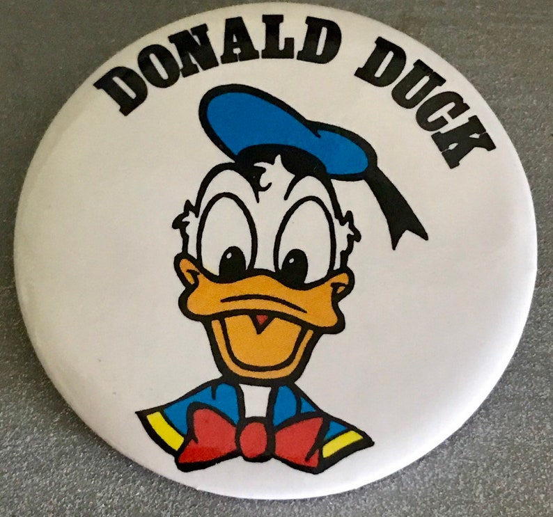 Collection of 6 Vintage Donald Duck Pin Backs - Etsy