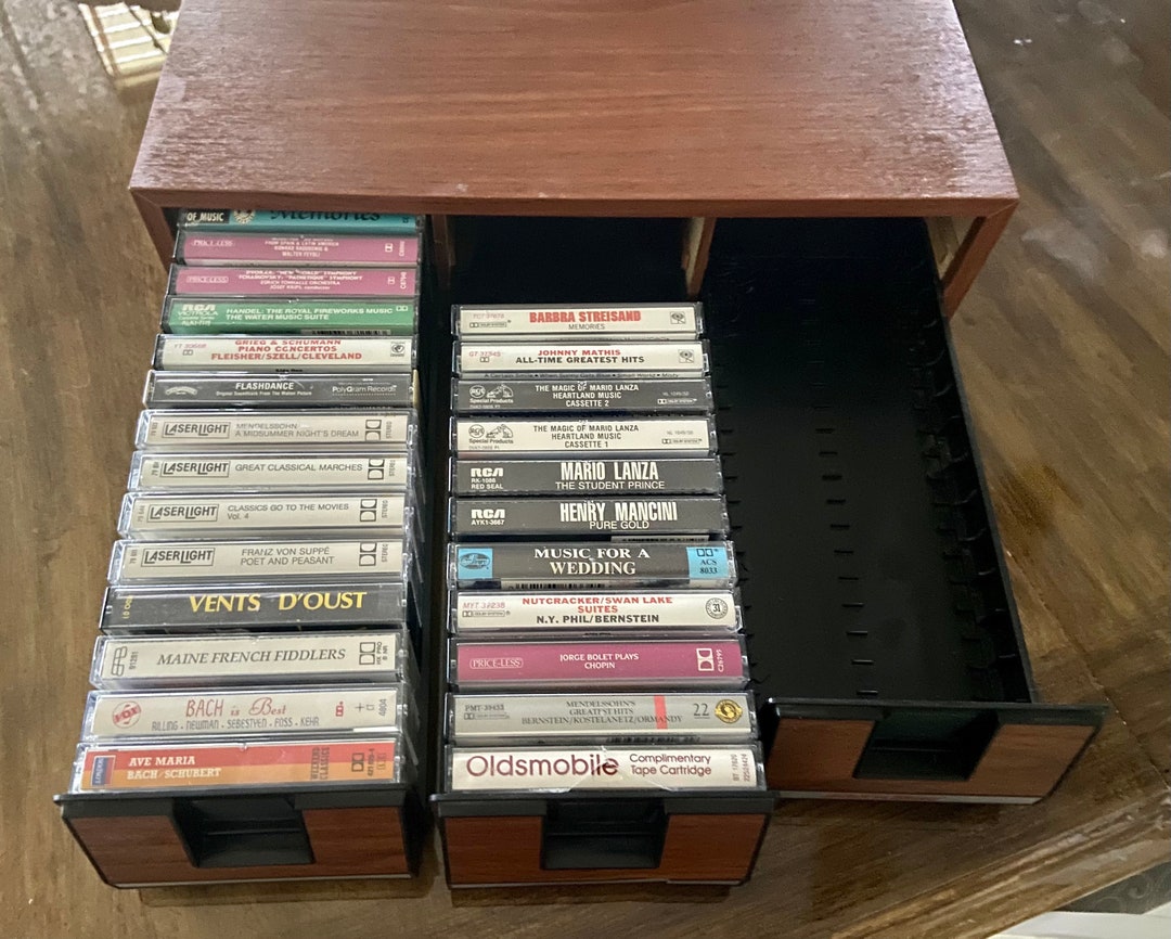 Vintage Cassettes W/ Case/1980’s Music Cassettes/classical Music/barbra ...