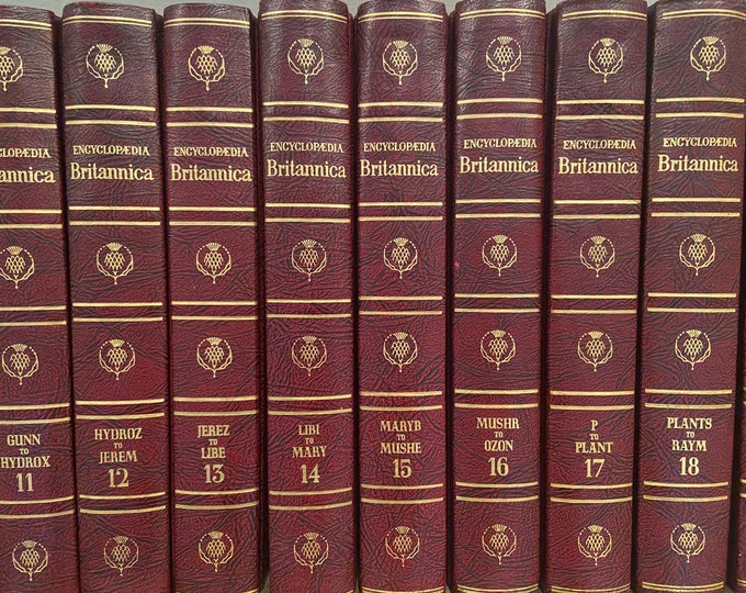 1960 Encyclopedia Britannica Complete Set Including Dictionaries/26 ...