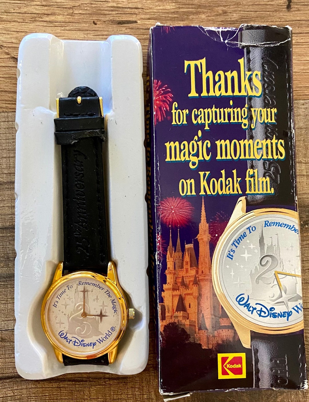 Vintage Walt Disney Watch/kodak 25th Disney Anniversary Watch ...