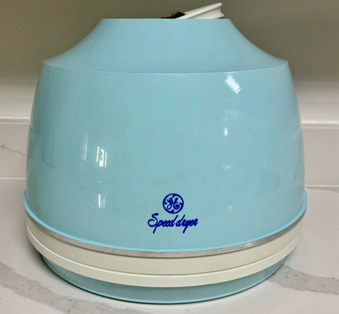 Vintage Speed Dryer Hair Hard Bonnet Dryer/1970’s Portable Hair Dryer/ge HD61 Speed Dryer ...