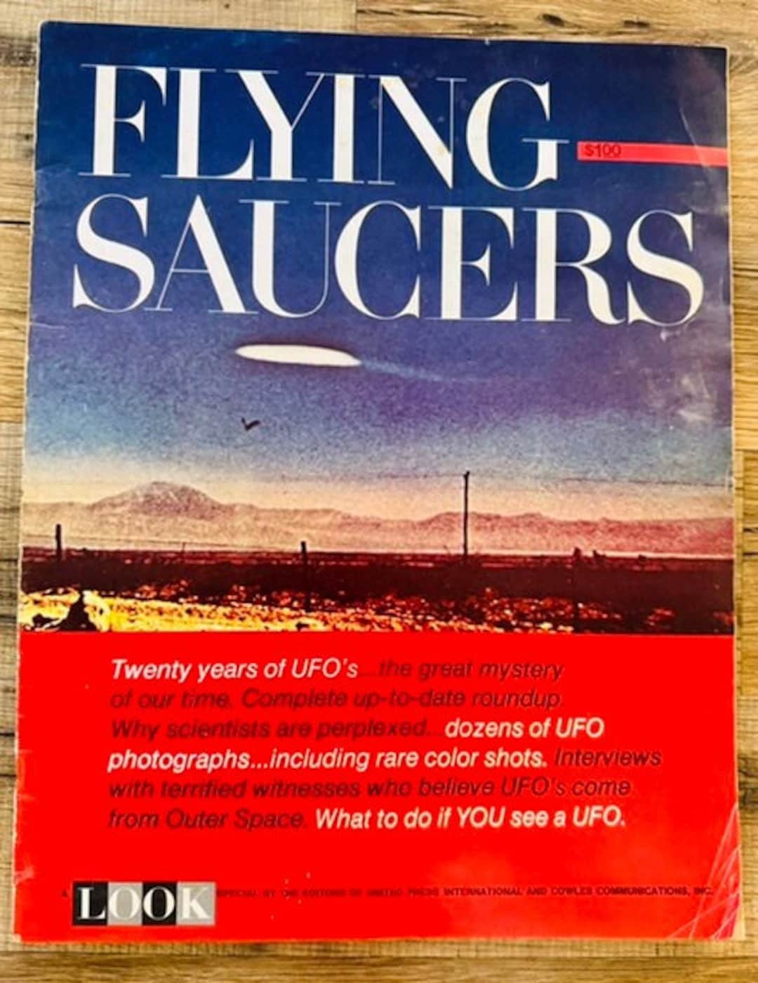Vintage Look Magazine/flying Saucers/1967 Magazine/ufos/us History ...