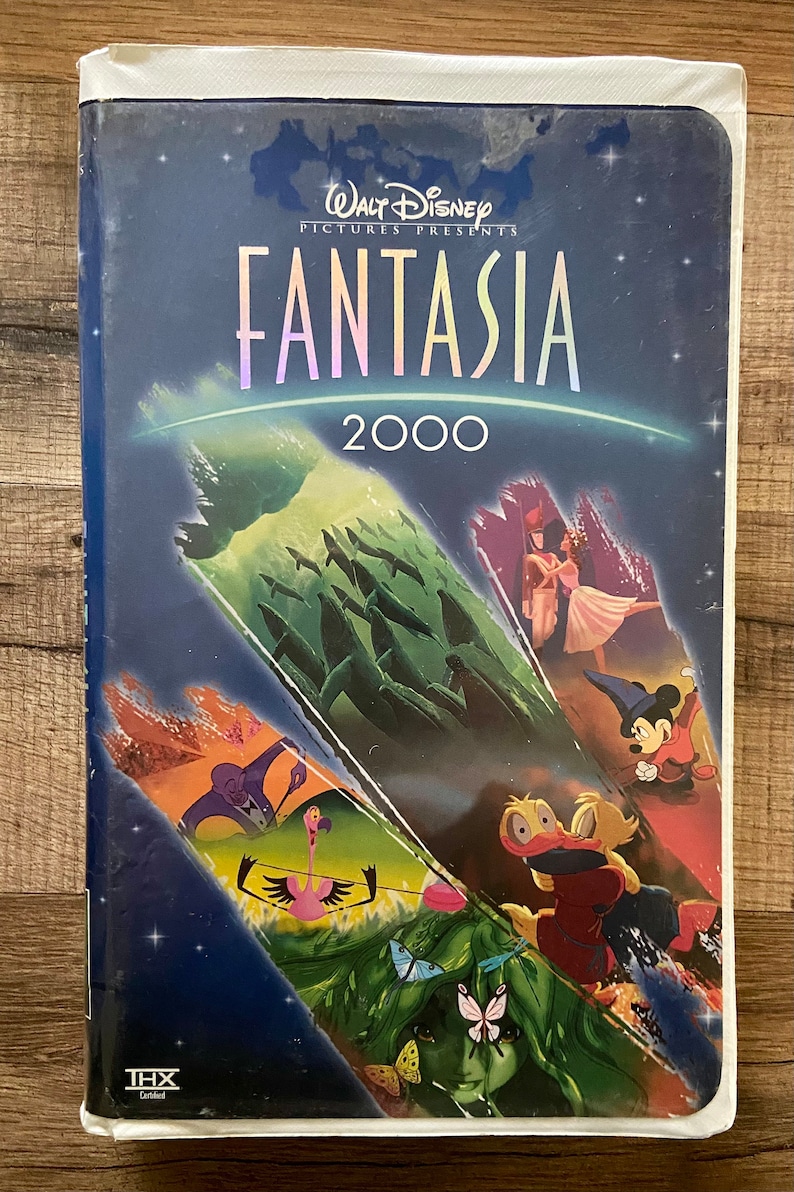 5 Walt Disney VHS Tapes/fantasia 2000/disney Memorabilia/movies/vhs ...