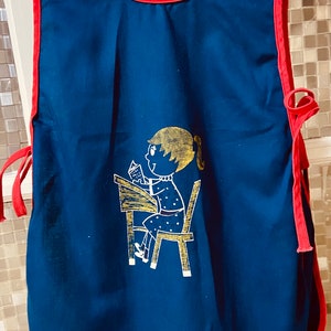 Vintage Art Apron/kids Kindergarten Art Smock/6x Kids Apron - Etsy