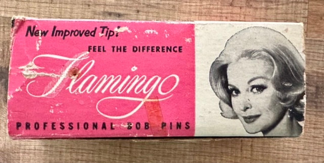 Vintage Hair Pin/bobby Pins/flamingo Bob Pins/silver 1 7/8” Bobby Pins ...