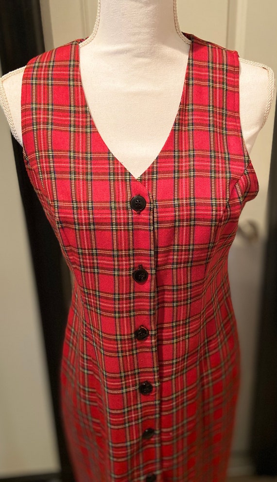 Vintage Simon Ellis Dress/1980’s Fashion/Sleeveless D… - Gem