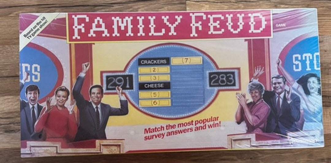 NIB Family Feud Board Game/1990 TV Game Show Game/pressman Games - Etsy
